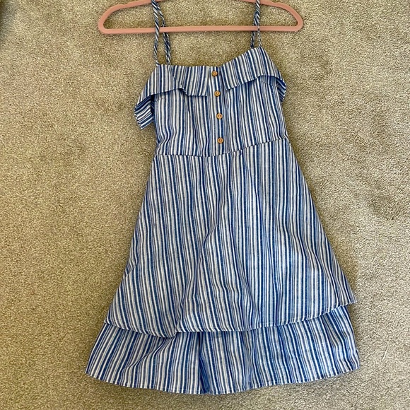 Fashion On Earth | Dresses | Sleeveless Strip Pocket Dress | Poshmark
